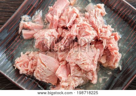 Bowl Tuna Chunks On Image & Photo (Free Trial) | Bigstock