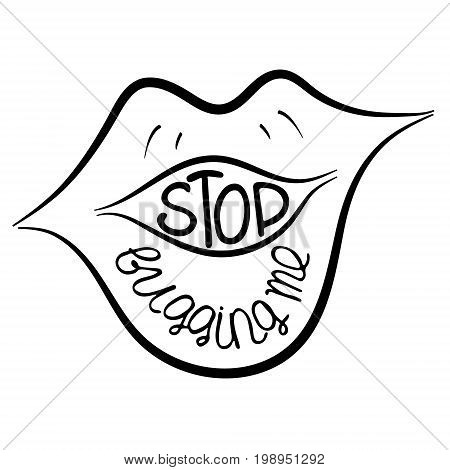Stop Bugging Me. Vector & Photo (Free Trial) | Bigstock