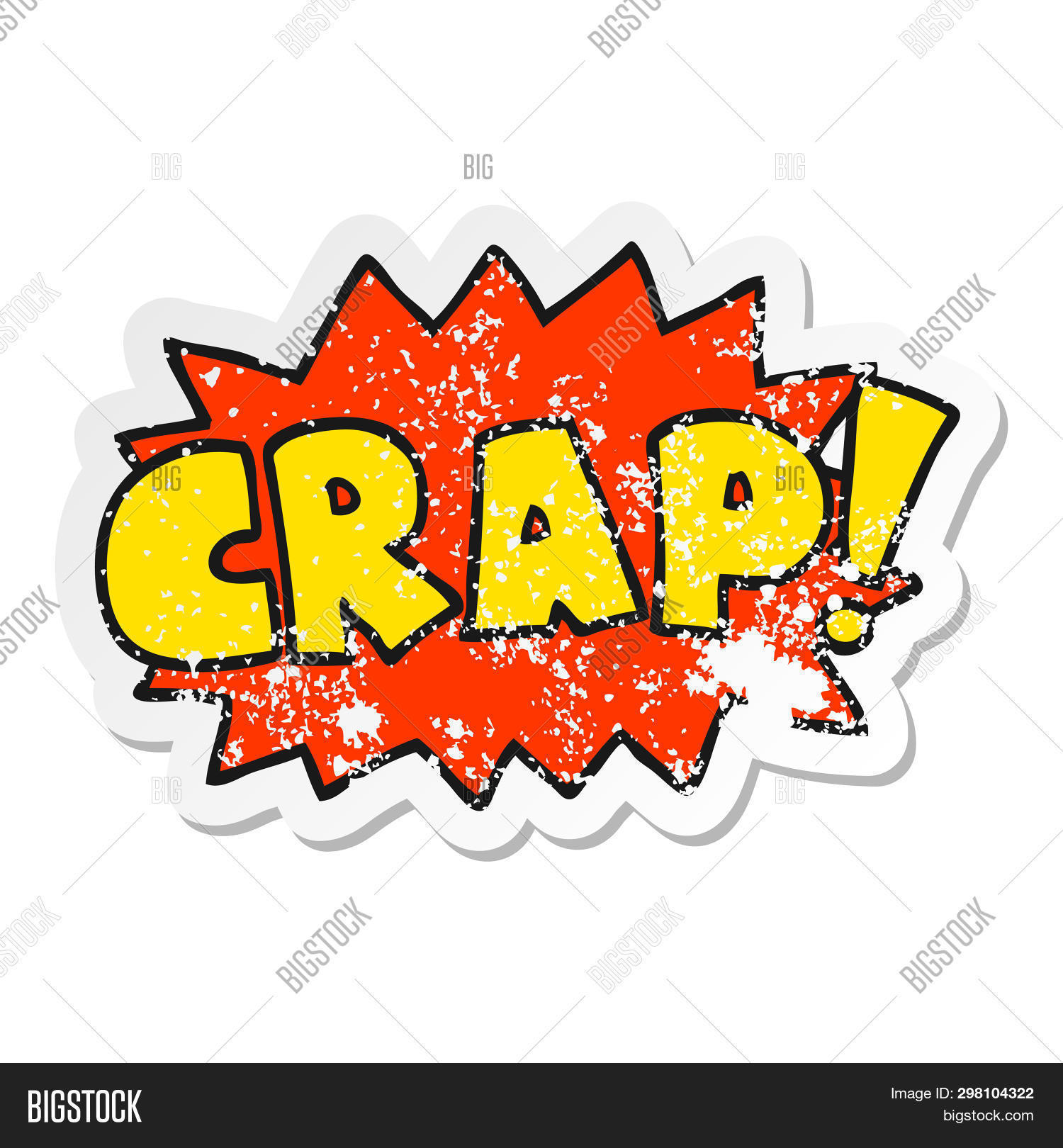 Distressed Sticker Image & Photo (Free Trial) | Bigstock