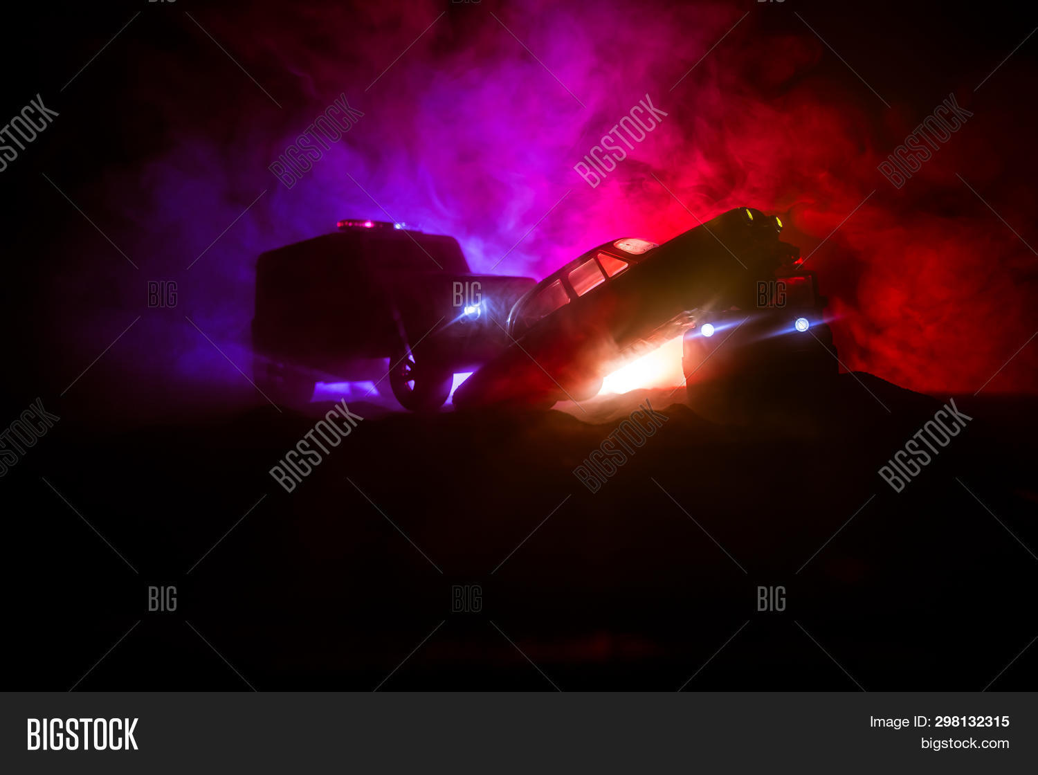 Police Car Chasing Car Image & Photo (Free Trial) | Bigstock