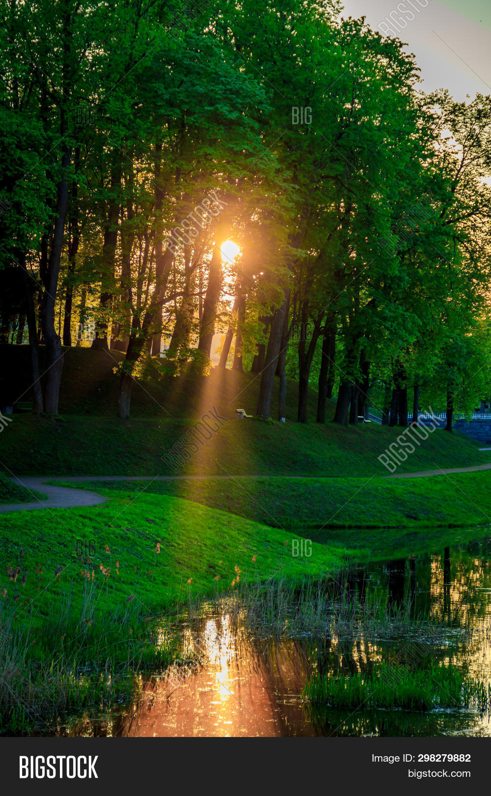 Spring Evening Park. Image & Photo (Free Trial) | Bigstock