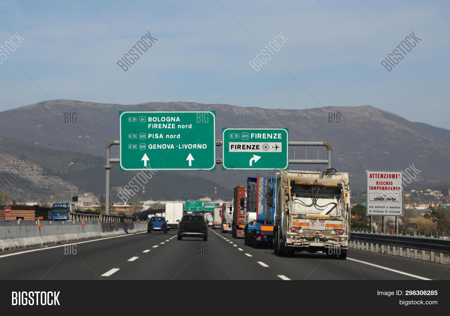 Big Road Signs Tuscany Image & Photo (Free Trial) | Bigstock