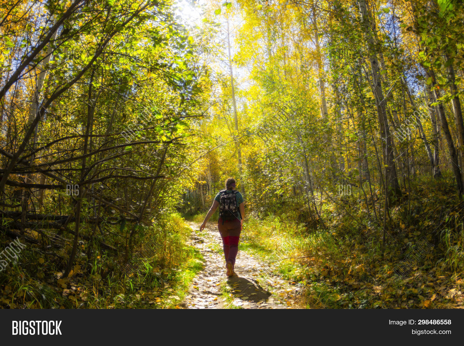 Girl Backpack Walk On Image & Photo (Free Trial) | Bigstock