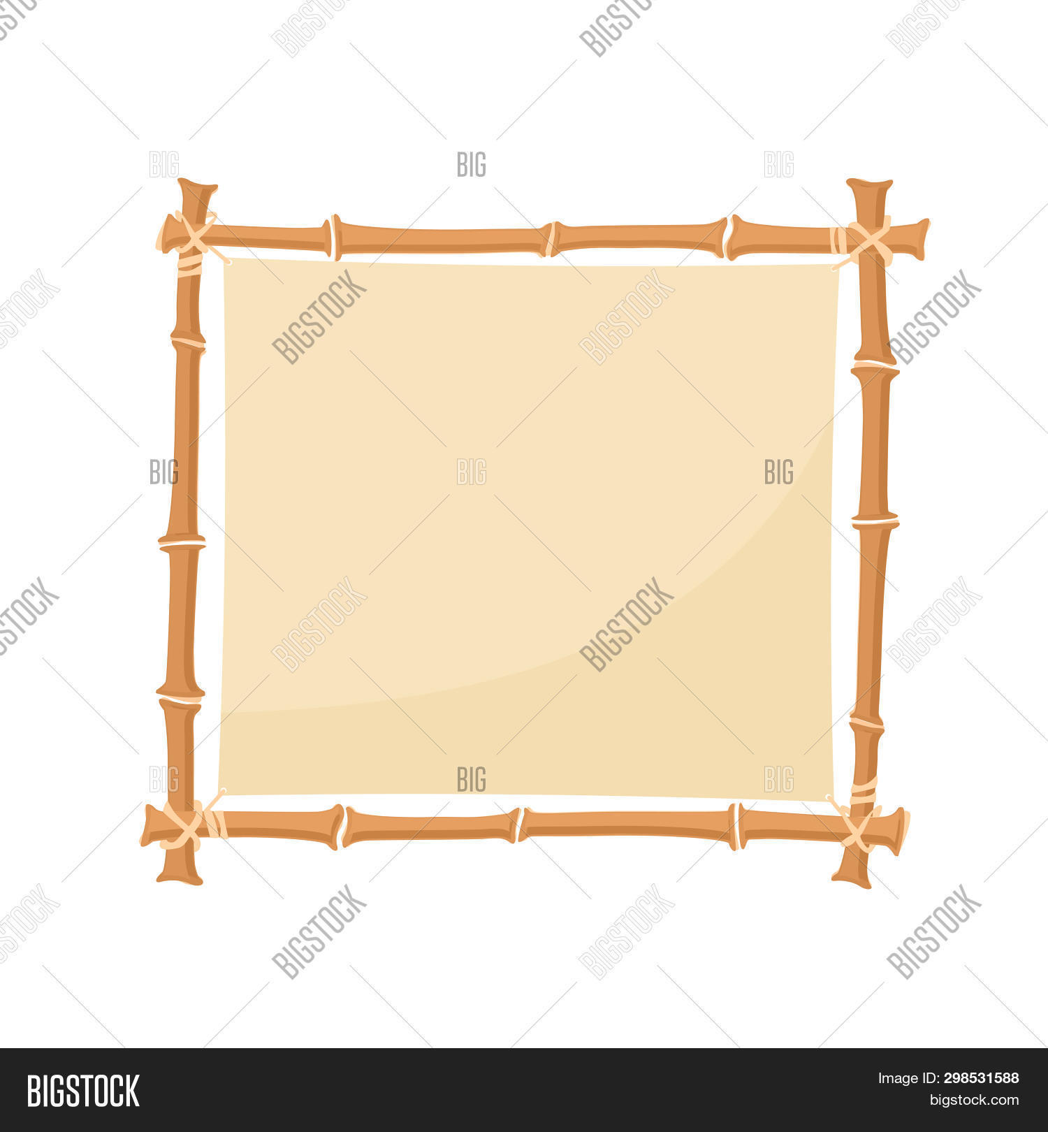 Brown Bamboo Border. Image & Photo (Free Trial) | Bigstock