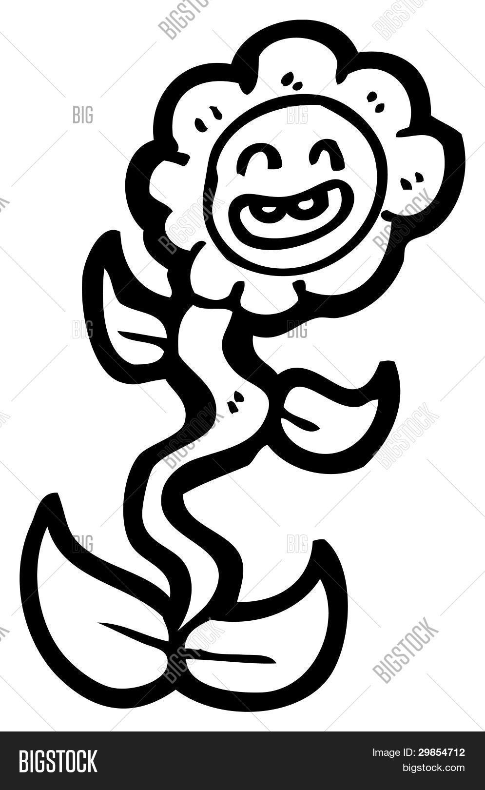 Dancing Flower Cartoon Image & Photo (Free Trial) | Bigstock