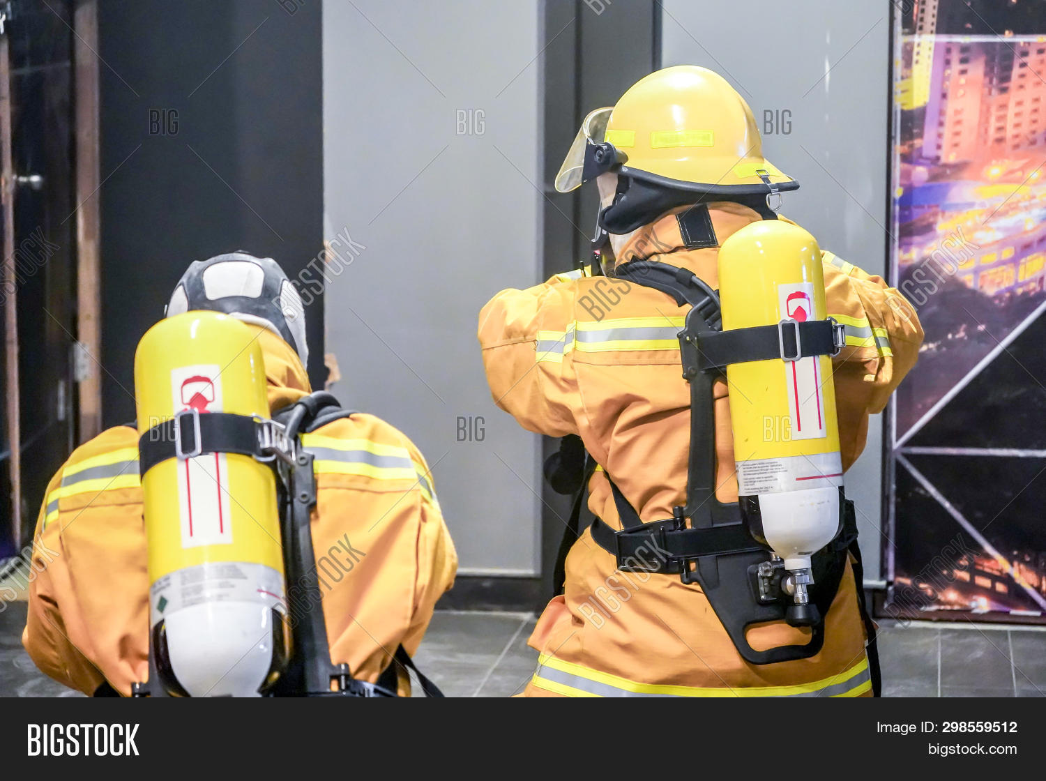 Fireman On Duty Their Image & Photo (Free Trial) | Bigstock