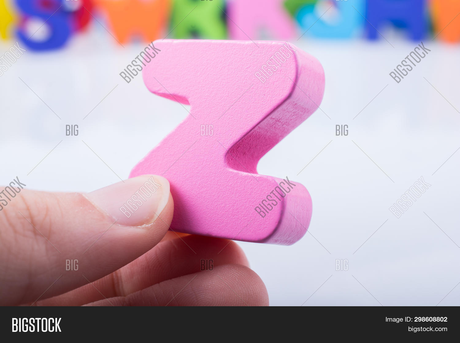 Hand Holding Letter Image & Photo (Free Trial) | Bigstock