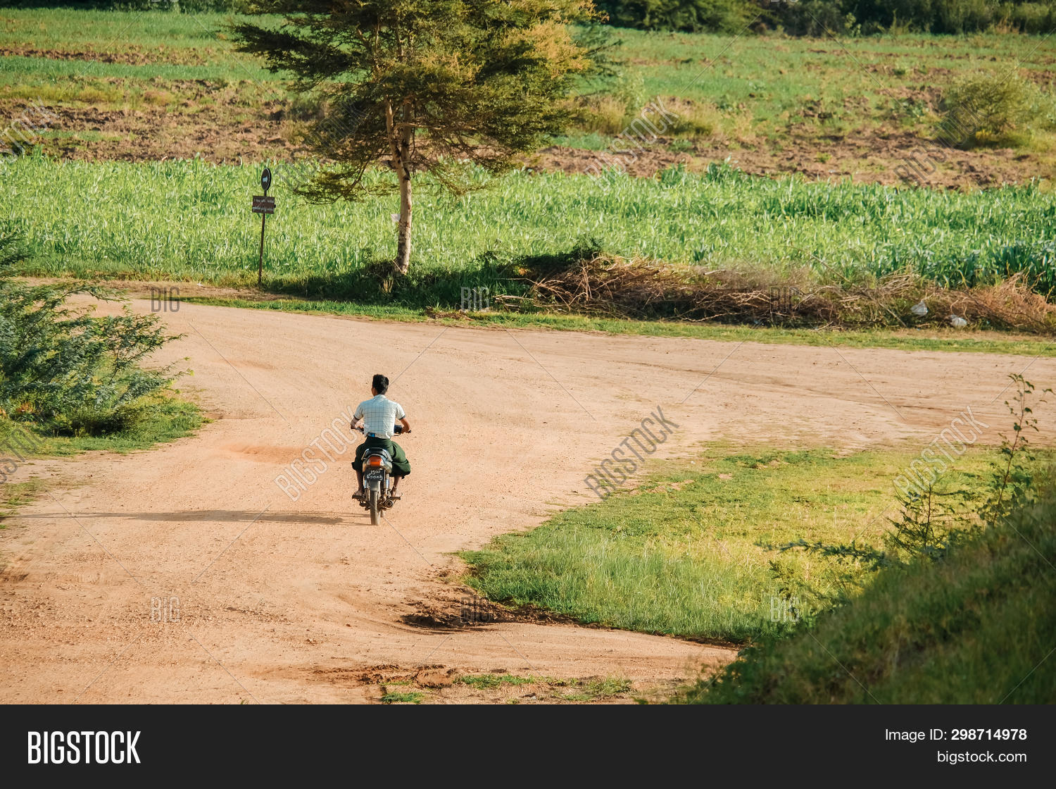 Myanmar People Ride Image & Photo (Free Trial) | Bigstock