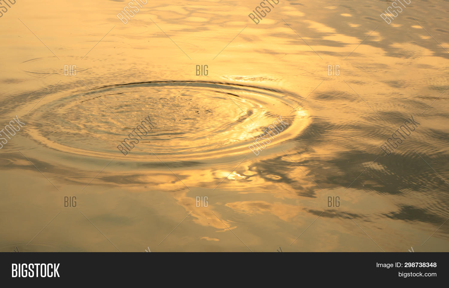 Gold Circle Ripple Image & Photo (Free Trial) | Bigstock