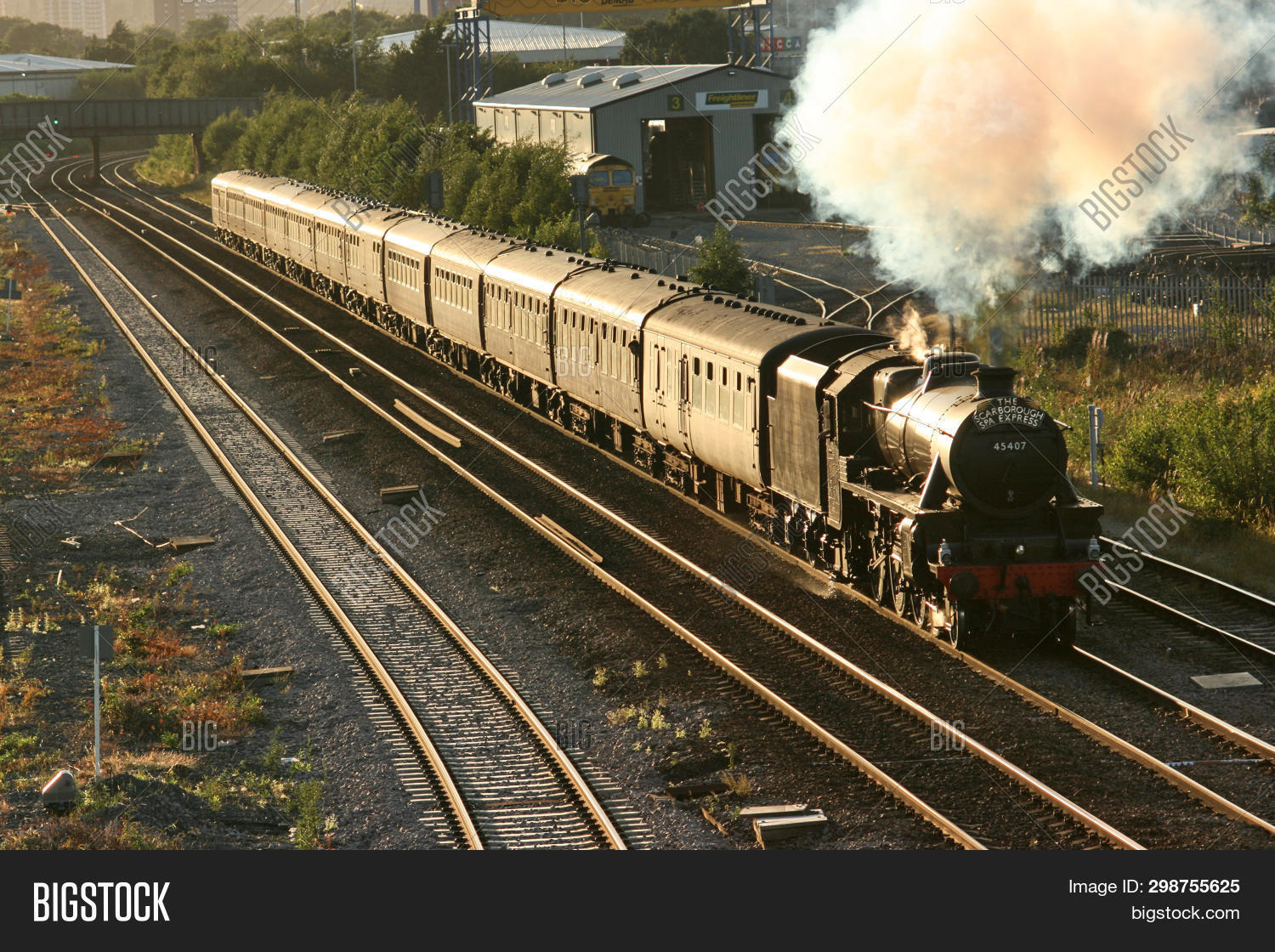 Black Five Steam Image & Photo (Free Trial) | Bigstock