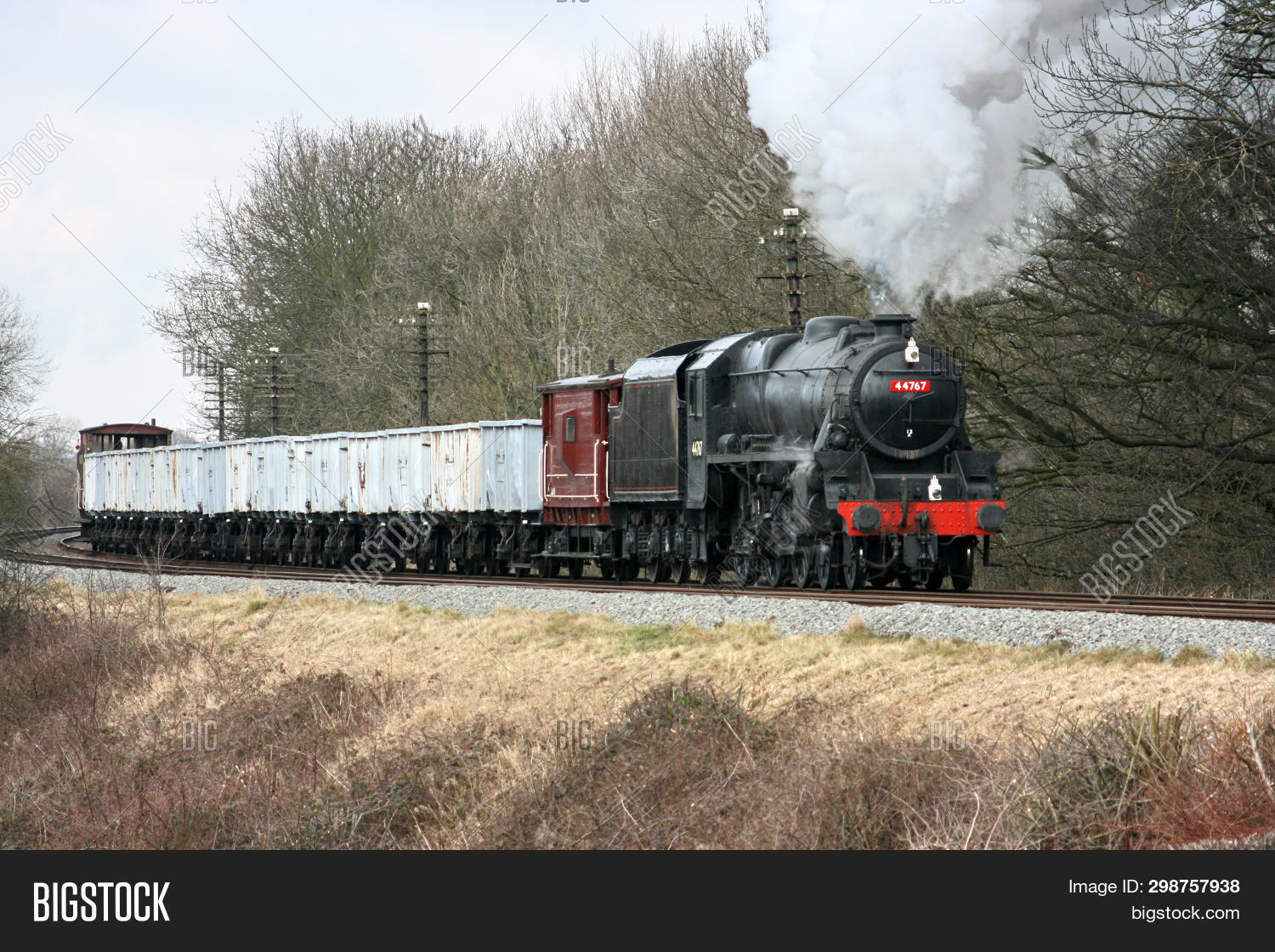 Black Five Steam Loco Image & Photo (Free Trial) | Bigstock