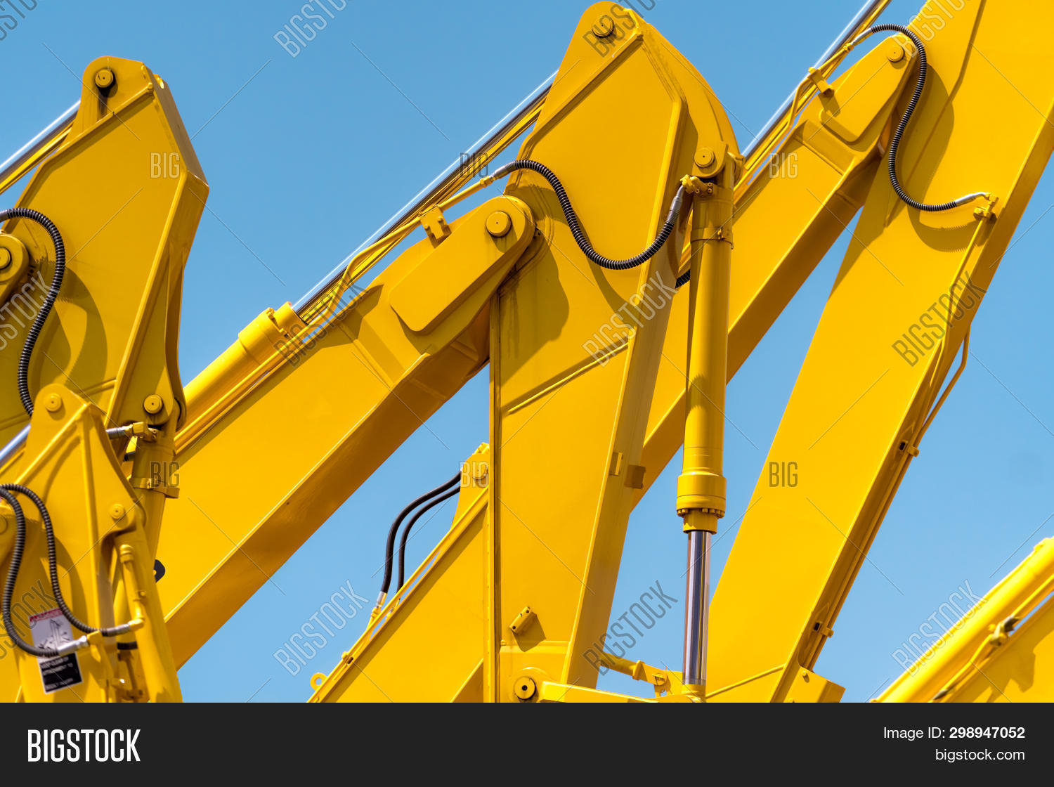 Yellow Backhoe Image & Photo (Free Trial) | Bigstock