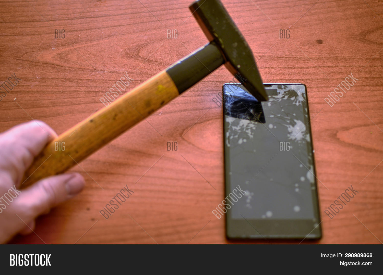 Tip Hammer Hit Screen Image & Photo (Free Trial) | Bigstock