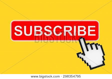 Subscribe Button Pixel Image & Photo (Free Trial) | Bigstock