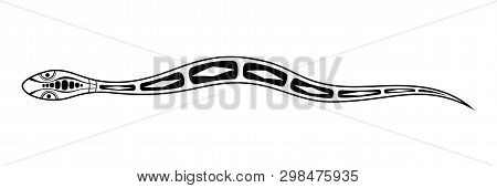Snake. Aboriginal Art Vector & Photo (Free Trial) | Bigstock