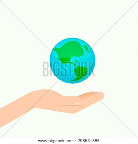Hand Holding Globe. Image & Photo (Free Trial) | Bigstock