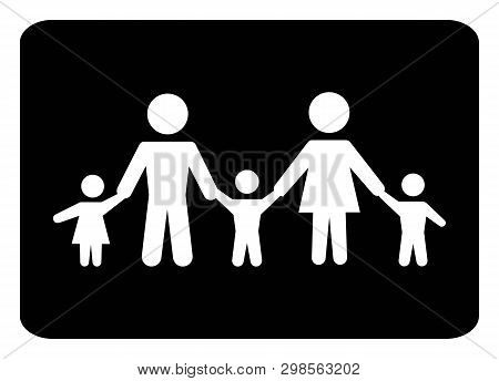 Family Icon.little Vector & Photo (Free Trial) | Bigstock