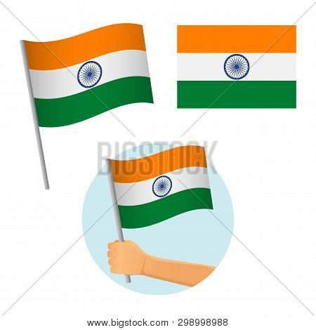 India Flag Hand. Vector & Photo (Free Trial) | Bigstock