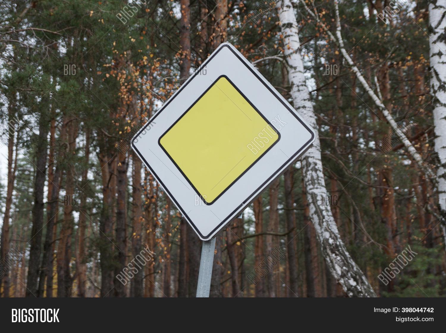 One Road Sign Main Image & Photo (Free Trial) | Bigstock