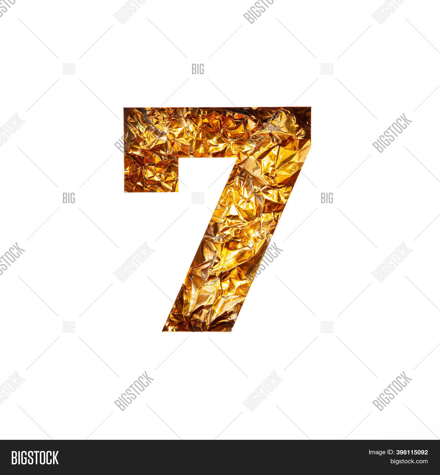 Number Seven Made Gold Image & Photo (Free Trial) | Bigstock