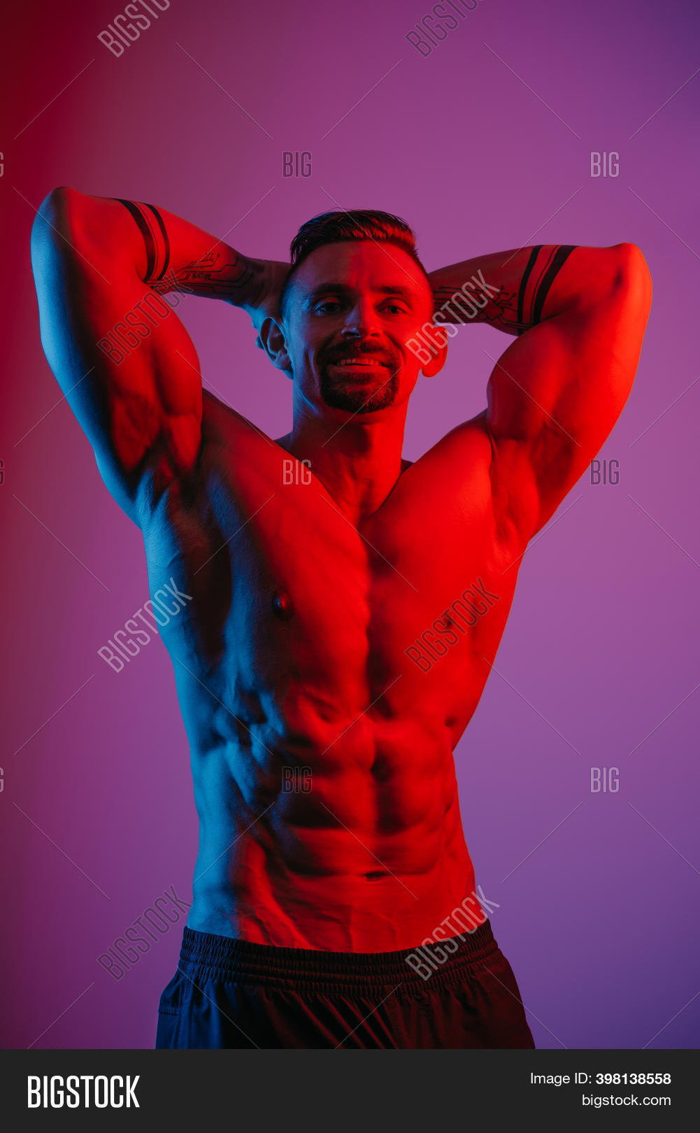 Muscular Man Beard Image & Photo (Free Trial) | Bigstock
