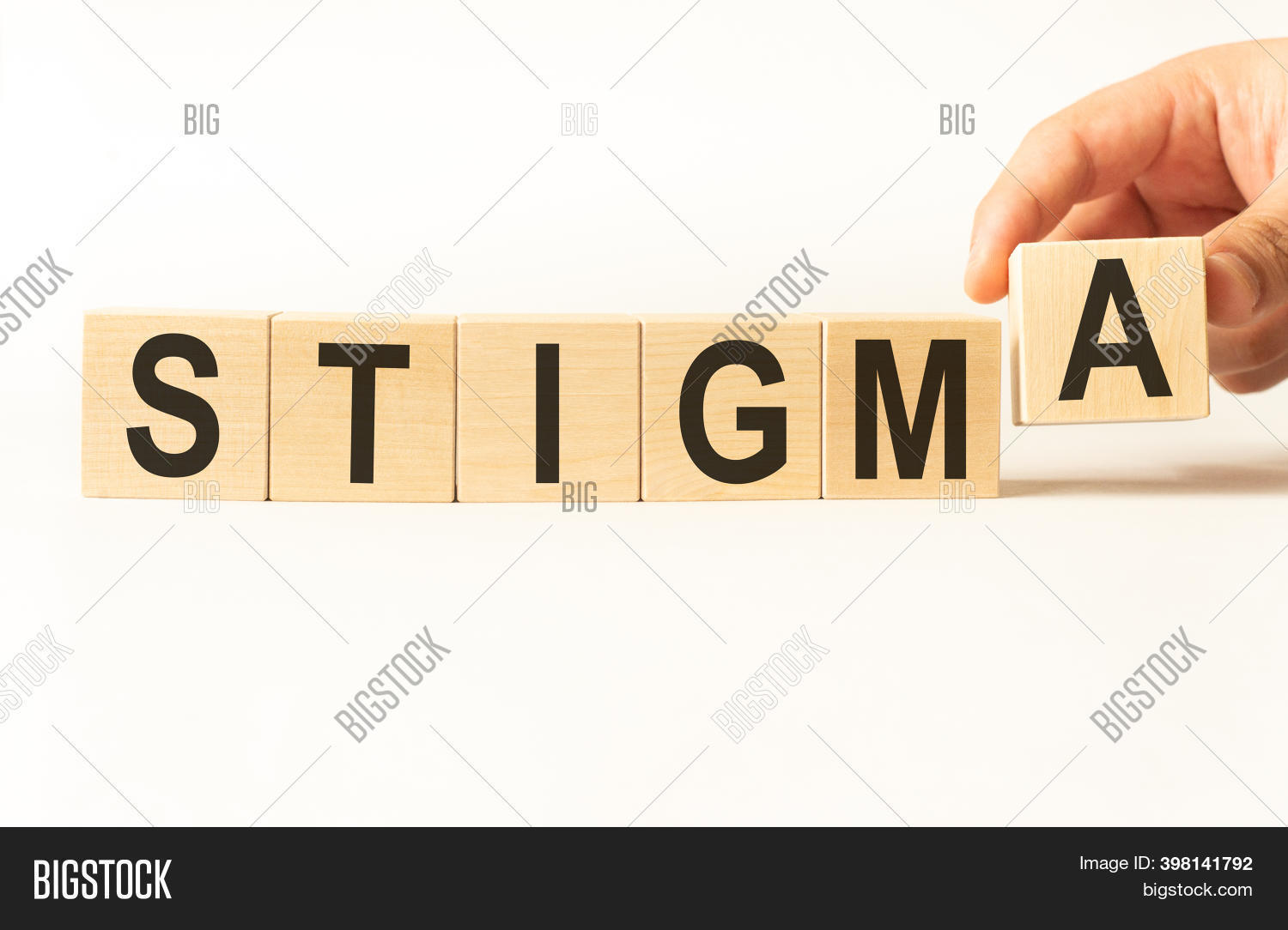 Word Stigma. Wooden Image & Photo (Free Trial) | Bigstock