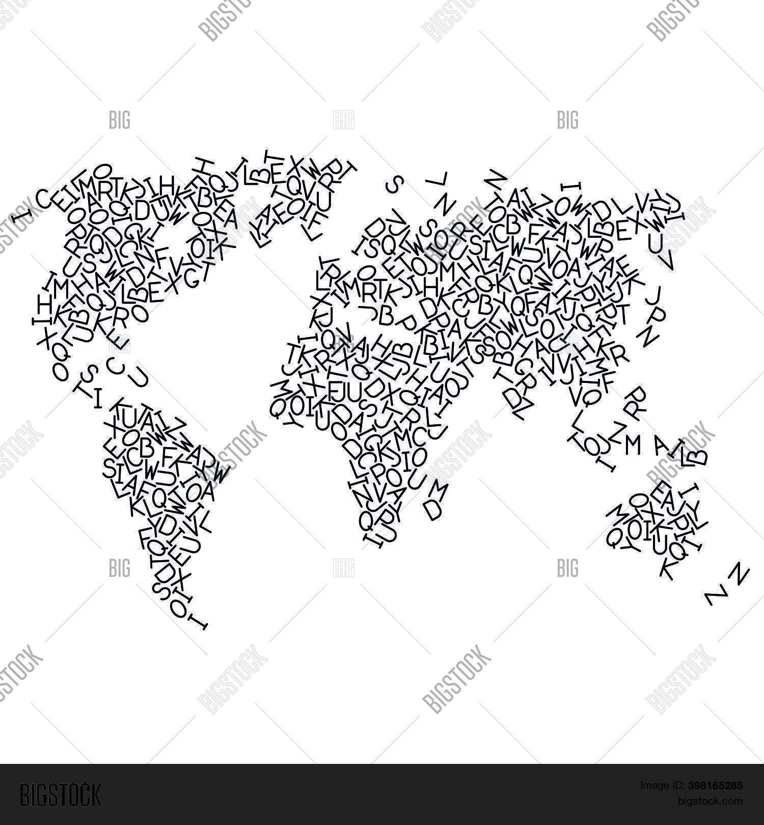 World Map Pattern Vector & Photo (Free Trial) | Bigstock