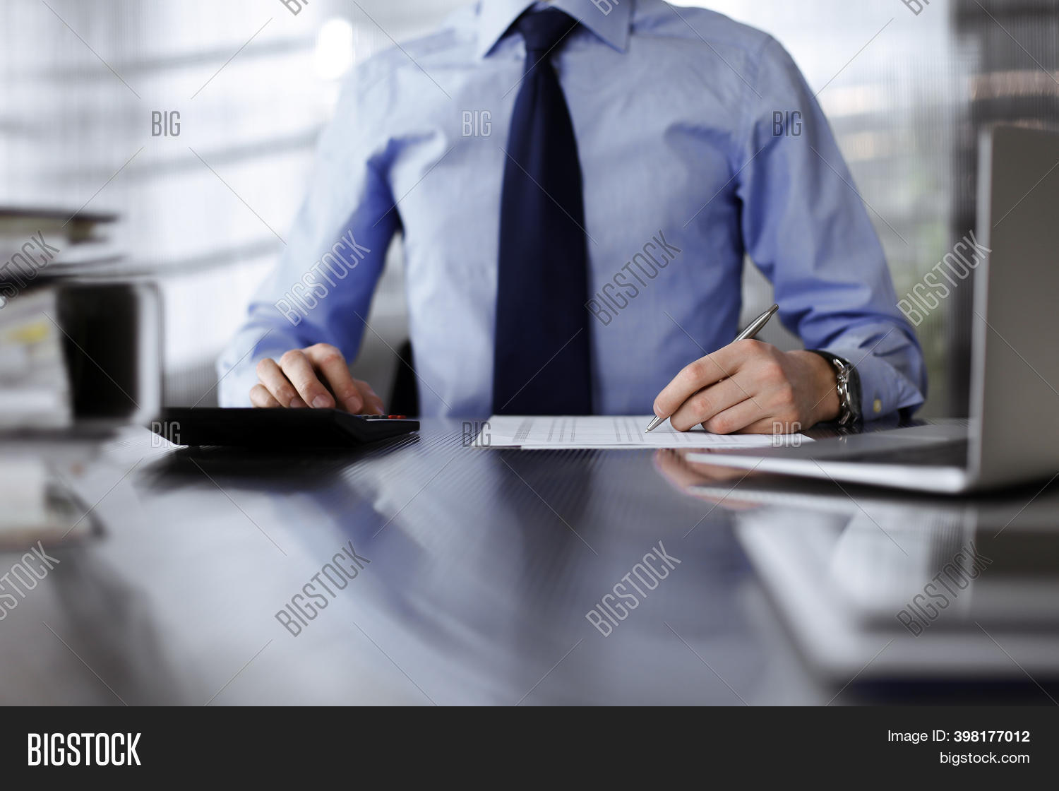 Unknown Man Accountant Image & Photo (Free Trial) | Bigstock