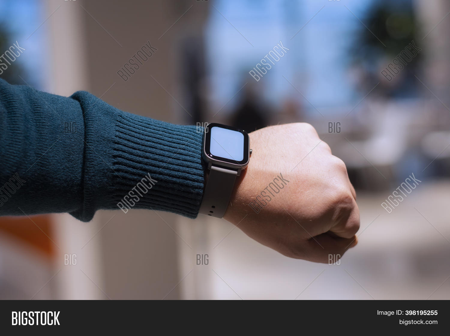 Man Smartwatch White Image & Photo (Free Trial) | Bigstock