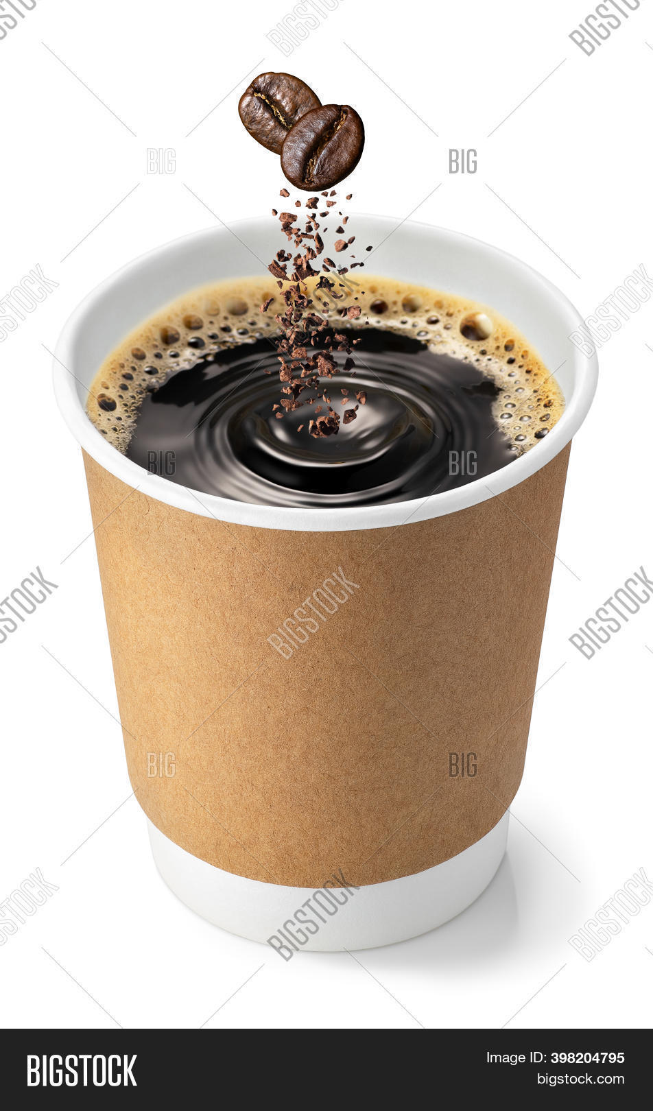 Coffee Beans Break Image & Photo (Free Trial) | Bigstock