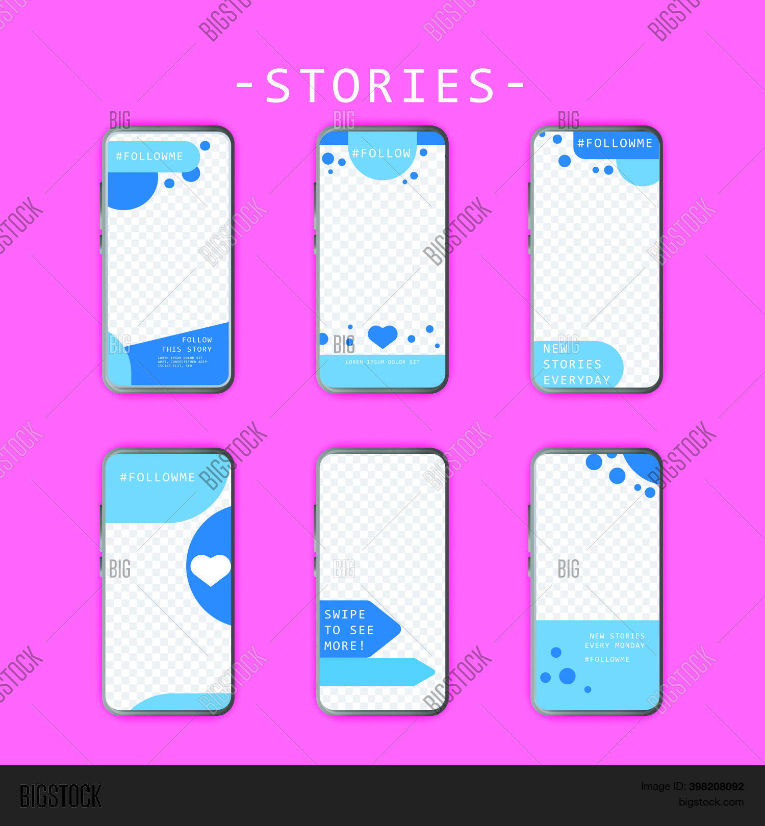 Story Frame Template Vector & Photo (Free Trial) | Bigstock