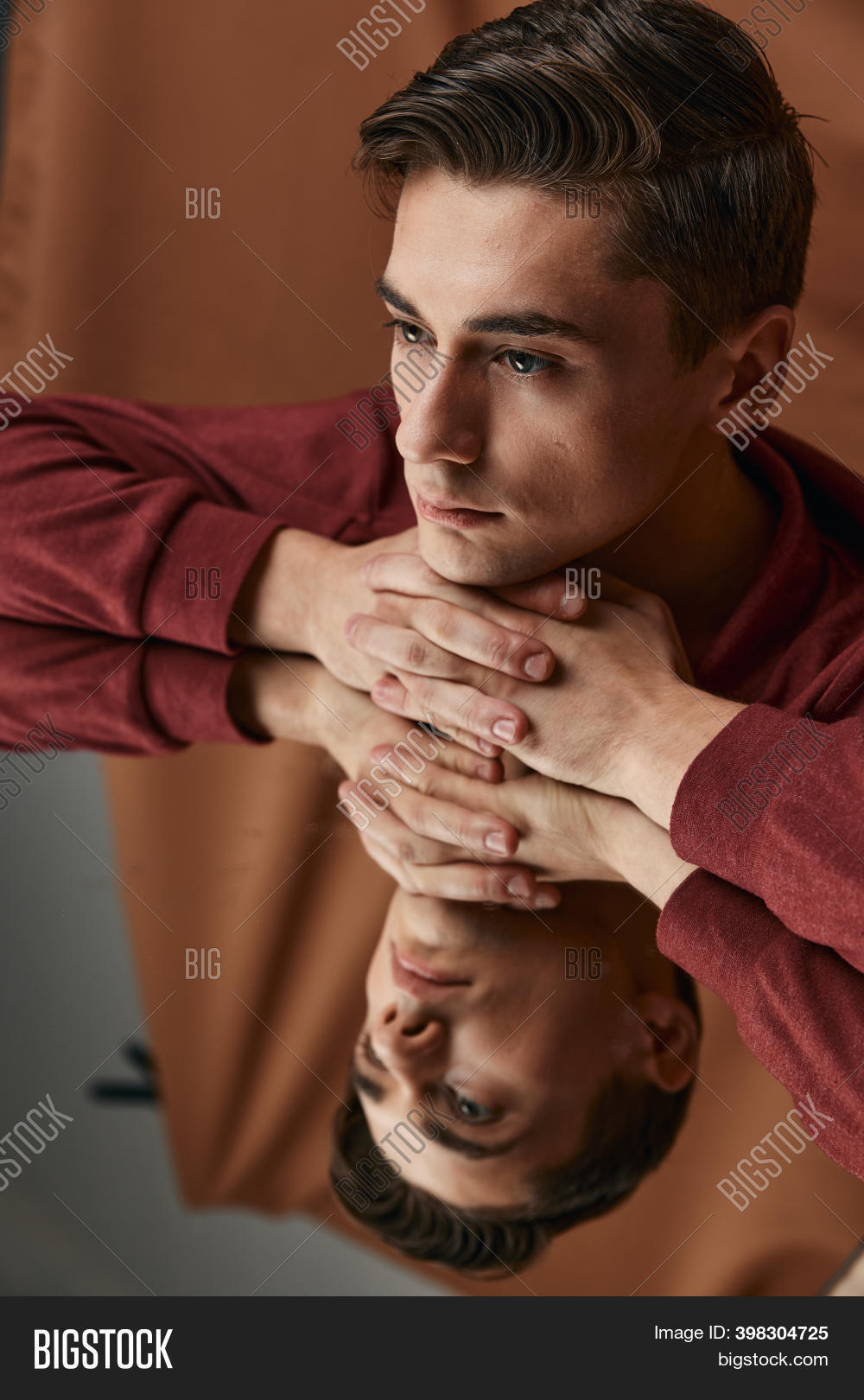 Man Leaning Against Image & Photo (Free Trial) | Bigstock