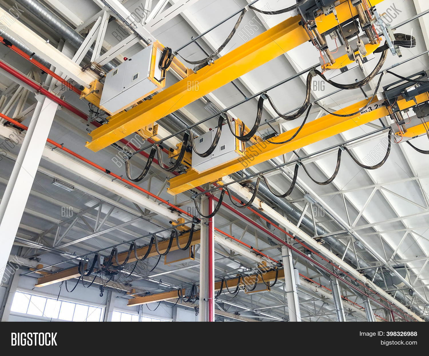 Overhead Cranes Inside Image & Photo (Free Trial) | Bigstock