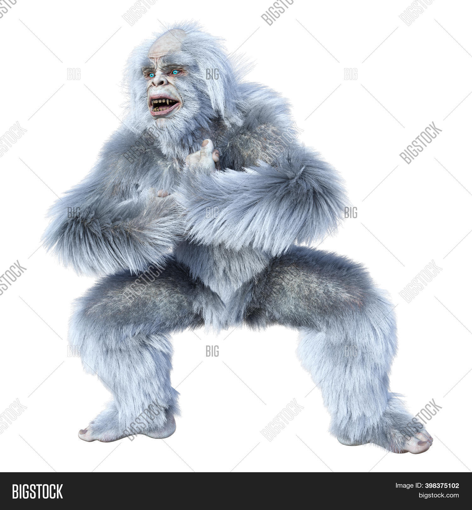 3D Rendering Yeti On Image & Photo (Free Trial) | Bigstock
