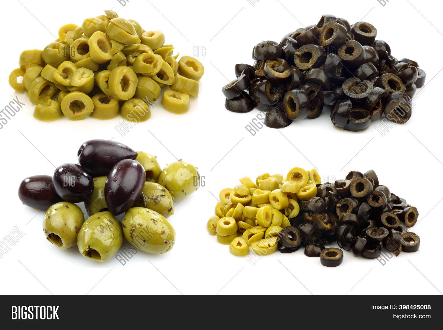Green Black Cut Olives Image & Photo (Free Trial) | Bigstock