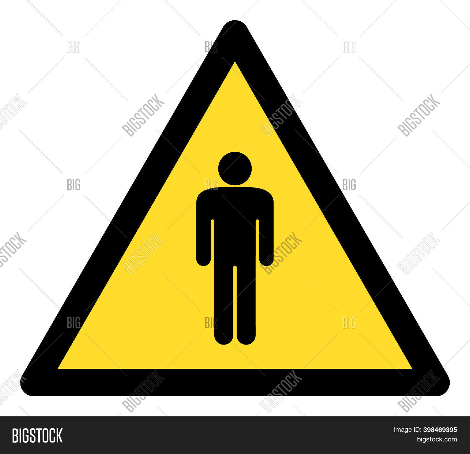 Human Warning Icon Image & Photo (Free Trial) | Bigstock