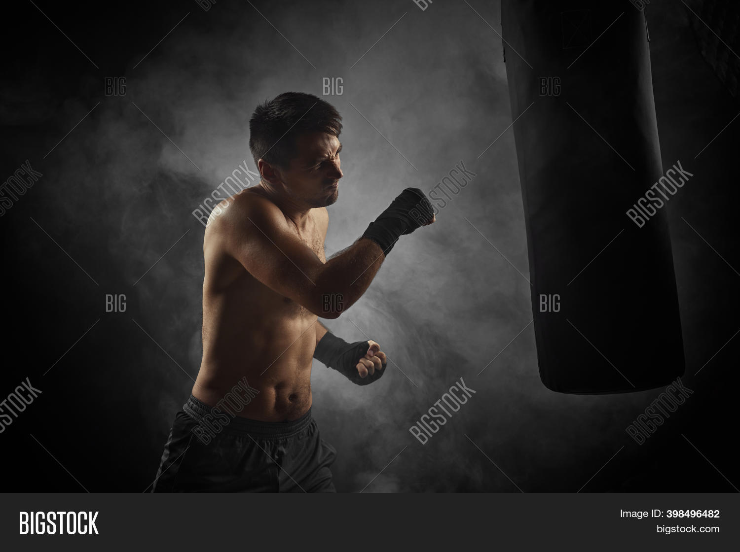 Aggressive Boxer Black Image & Photo (Free Trial) | Bigstock