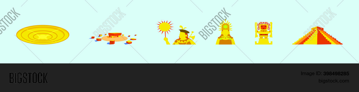 Set Ancient Incas Vector & Photo (Free Trial) | Bigstock