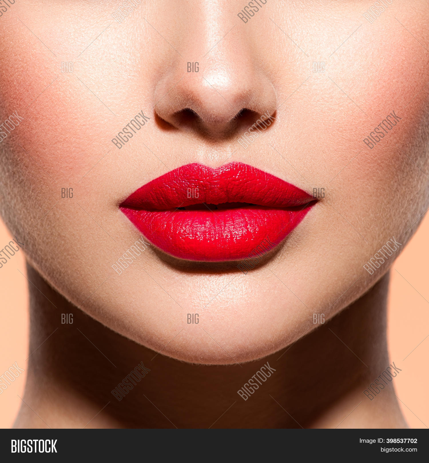 Woman Lips Red Image & Photo (Free Trial) | Bigstock