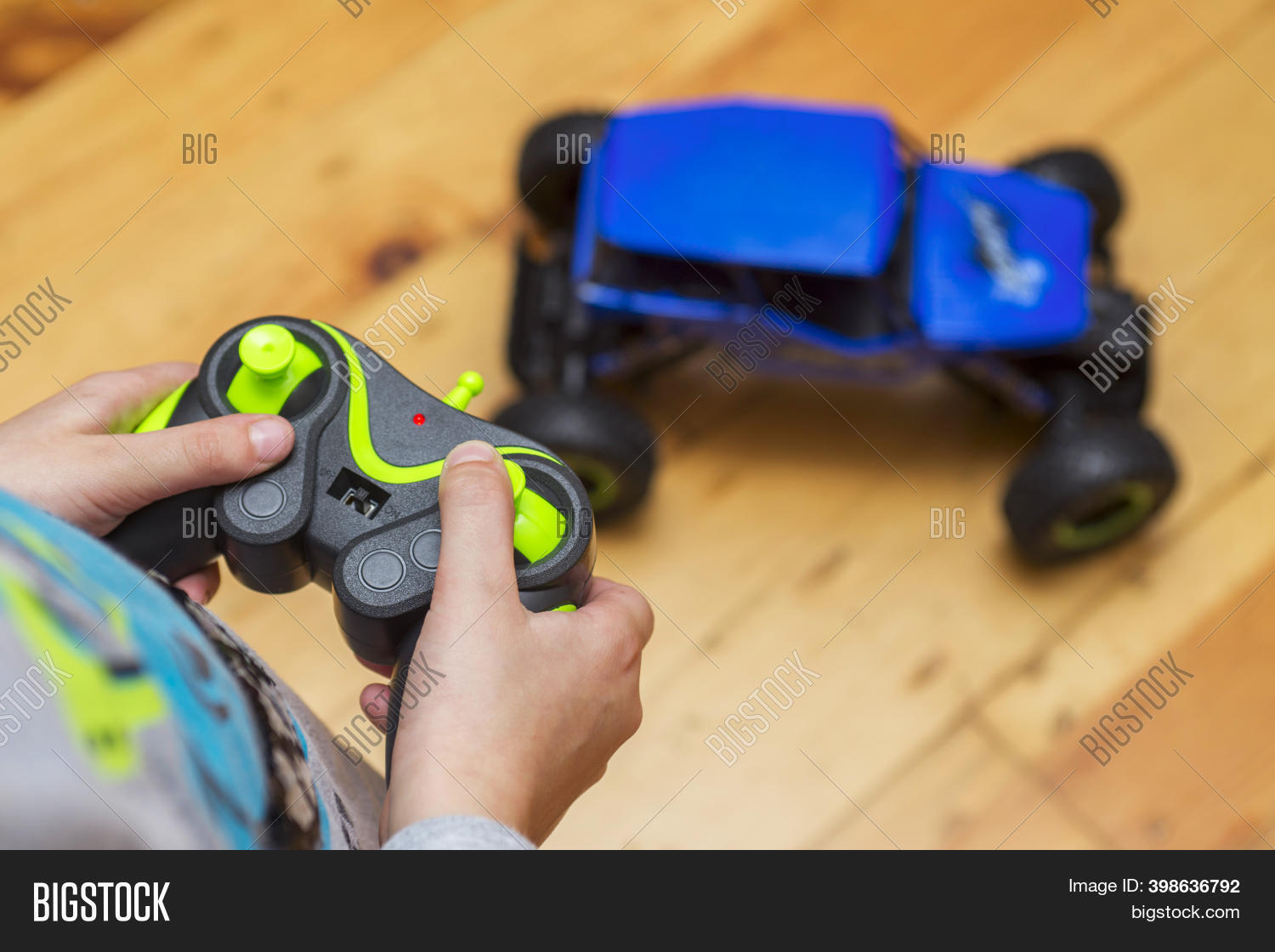 Boy Controling Blue Image & Photo (Free Trial) | Bigstock