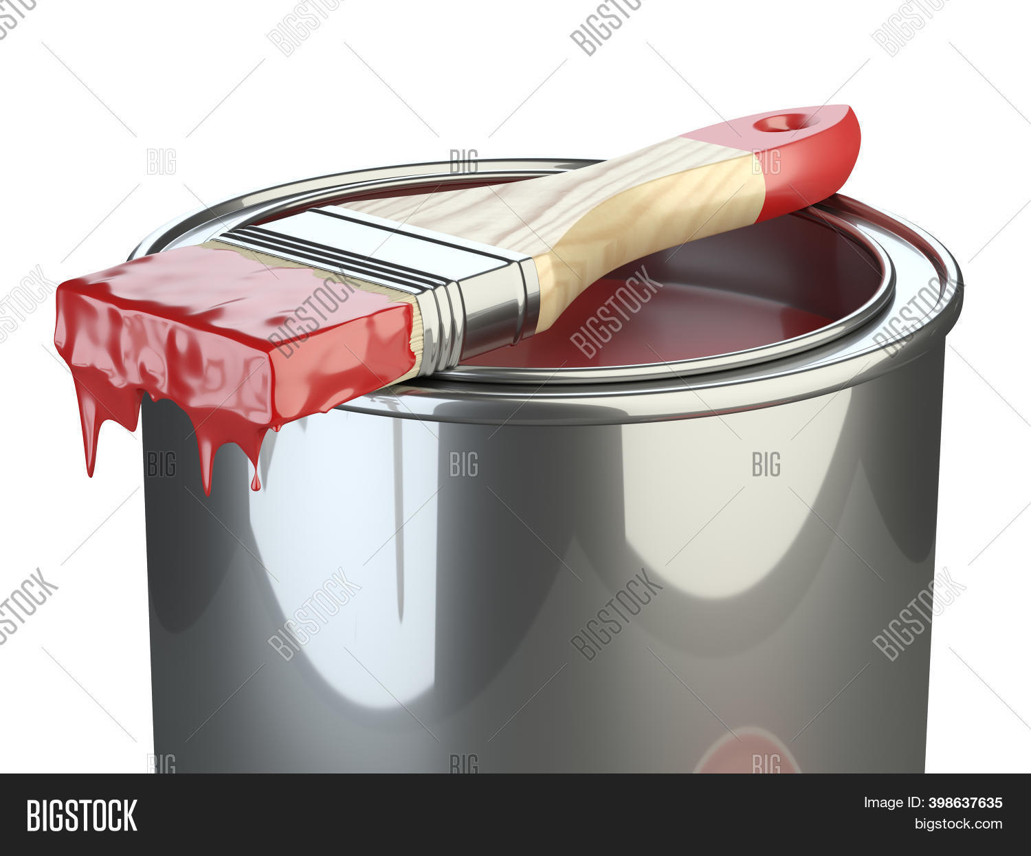 Open Can Red Paint. Image & Photo (Free Trial) | Bigstock