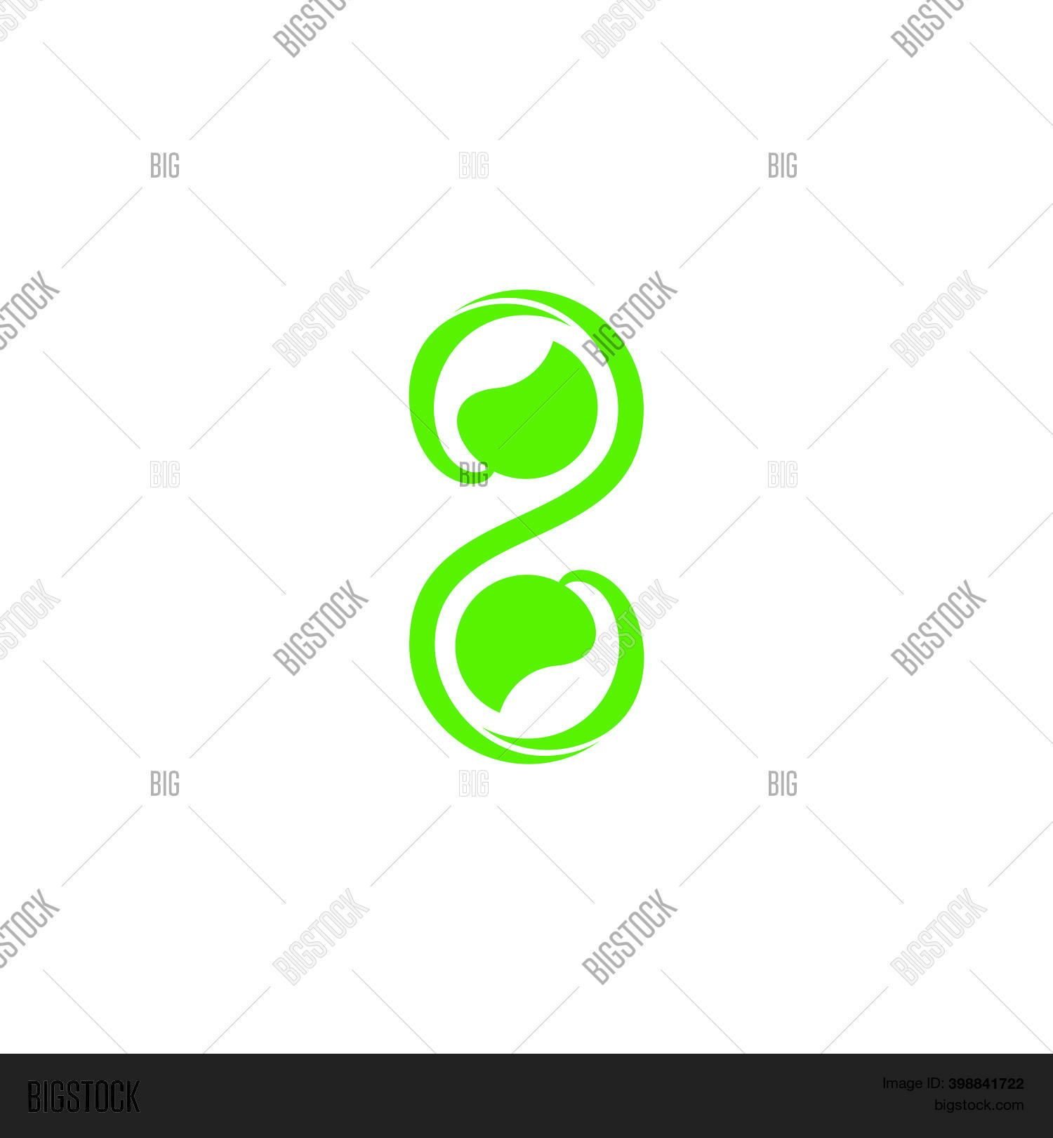 Number 2 Leaf Swirl Vector & Photo (Free Trial) | Bigstock