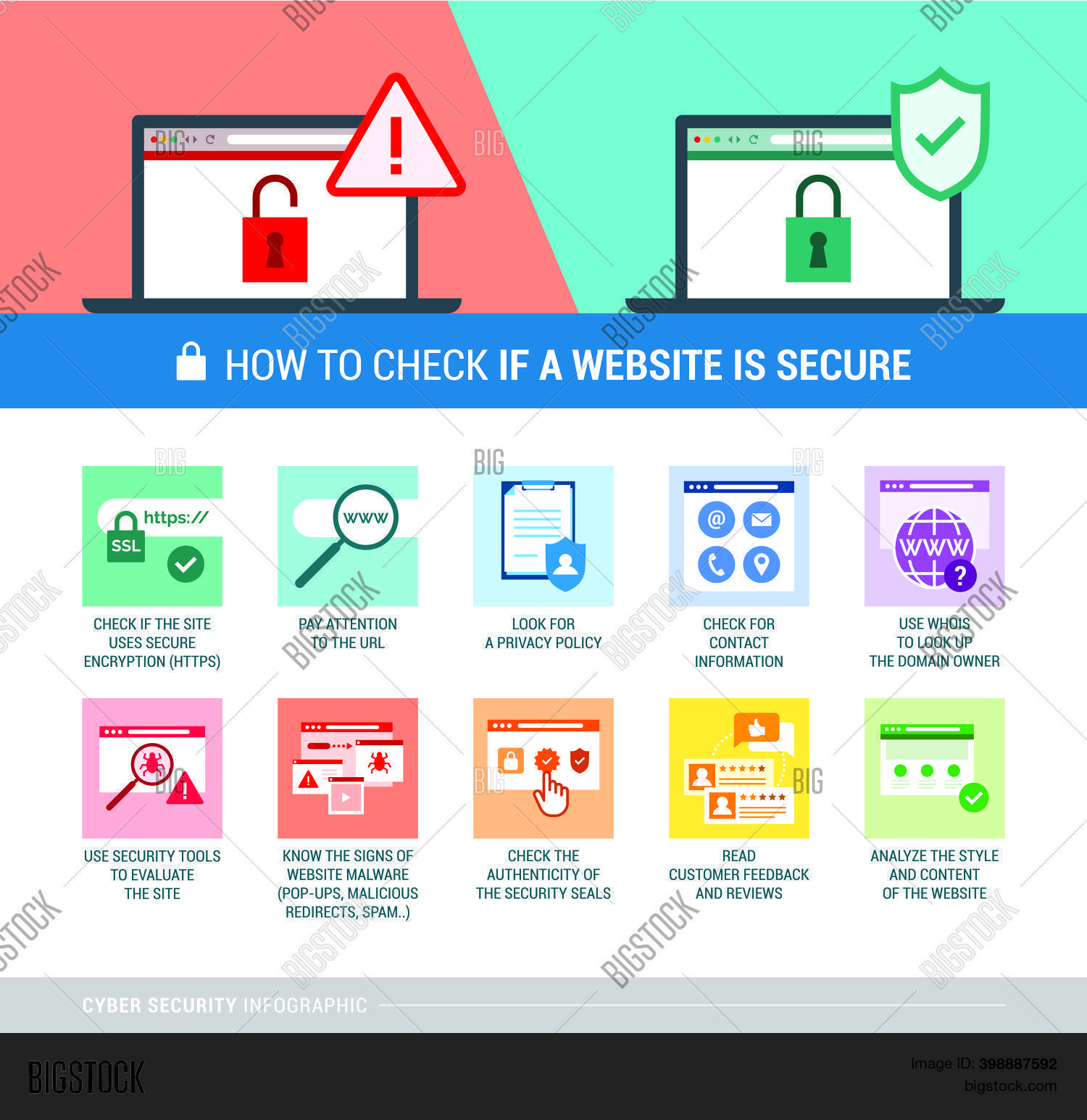 How Check Website Vector & Photo (Free Trial) | Bigstock