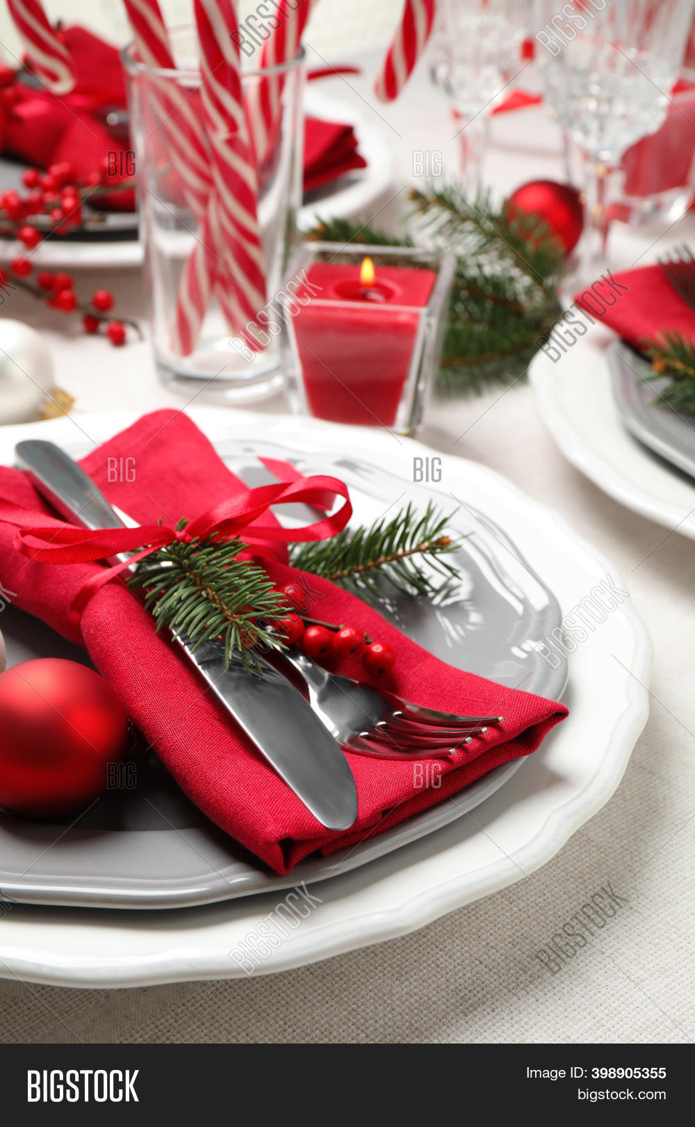 Festive Table Setting Image & Photo (Free Trial) | Bigstock