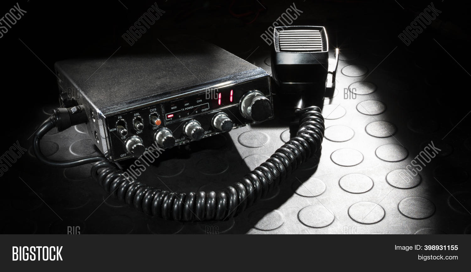 Cb Radio Microphone On Image & Photo (Free Trial) | Bigstock