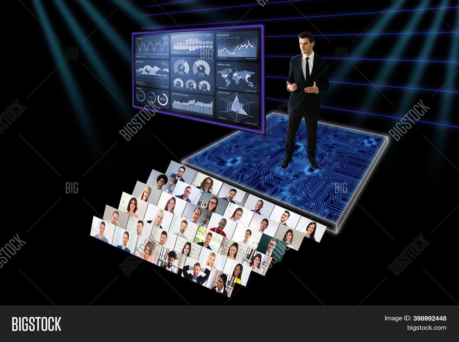 Online Live Conference Image & Photo (Free Trial) | Bigstock