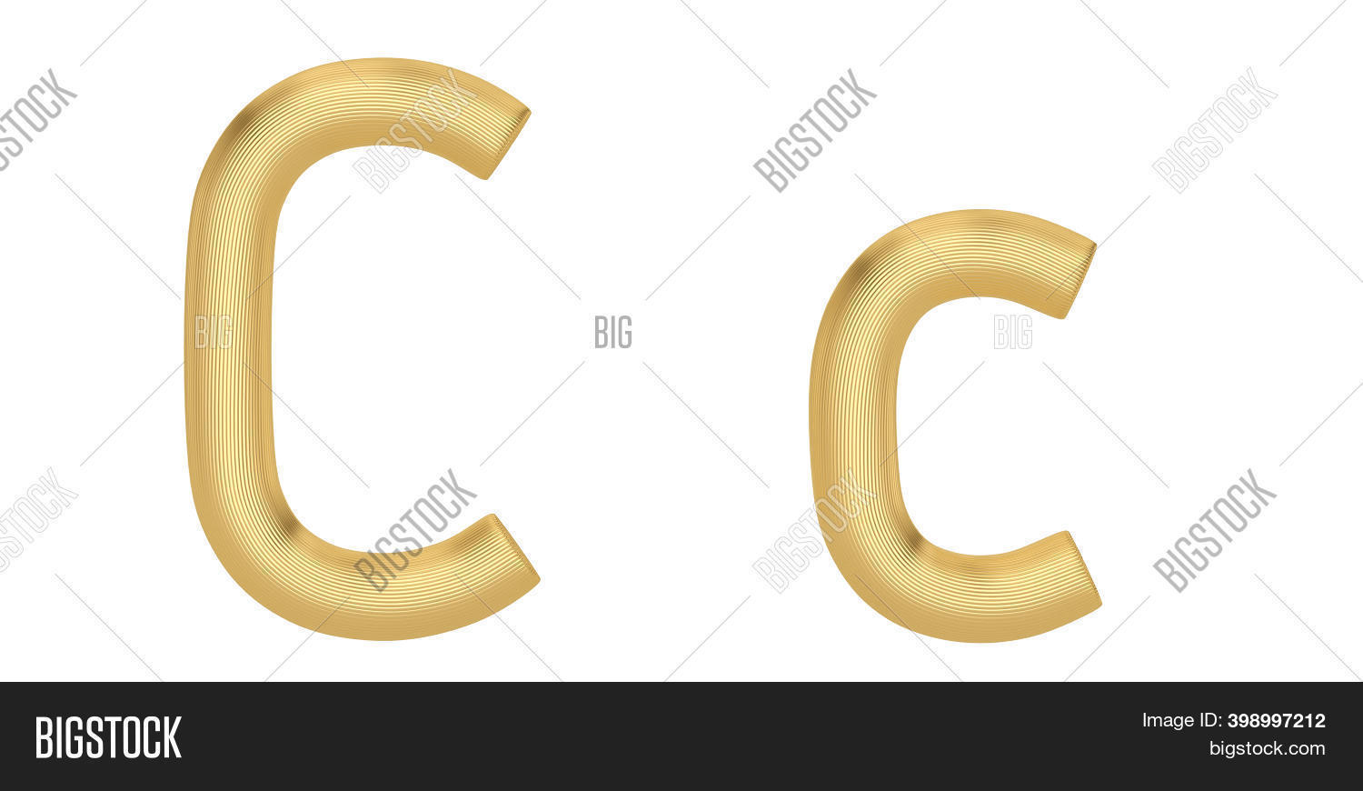Golden Line Alphabet Image & Photo (Free Trial) | Bigstock