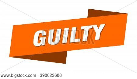 Guilty Banner Vector & Photo (Free Trial) | Bigstock