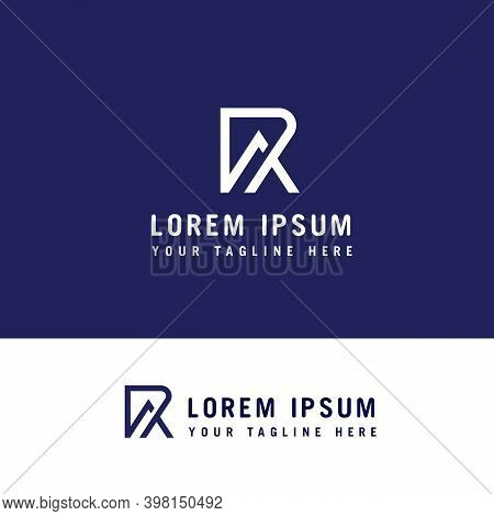 Letter R Line Logo Vector & Photo (Free Trial) | Bigstock