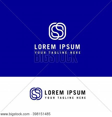 Letter S Line Logo Vector & Photo (Free Trial) | Bigstock